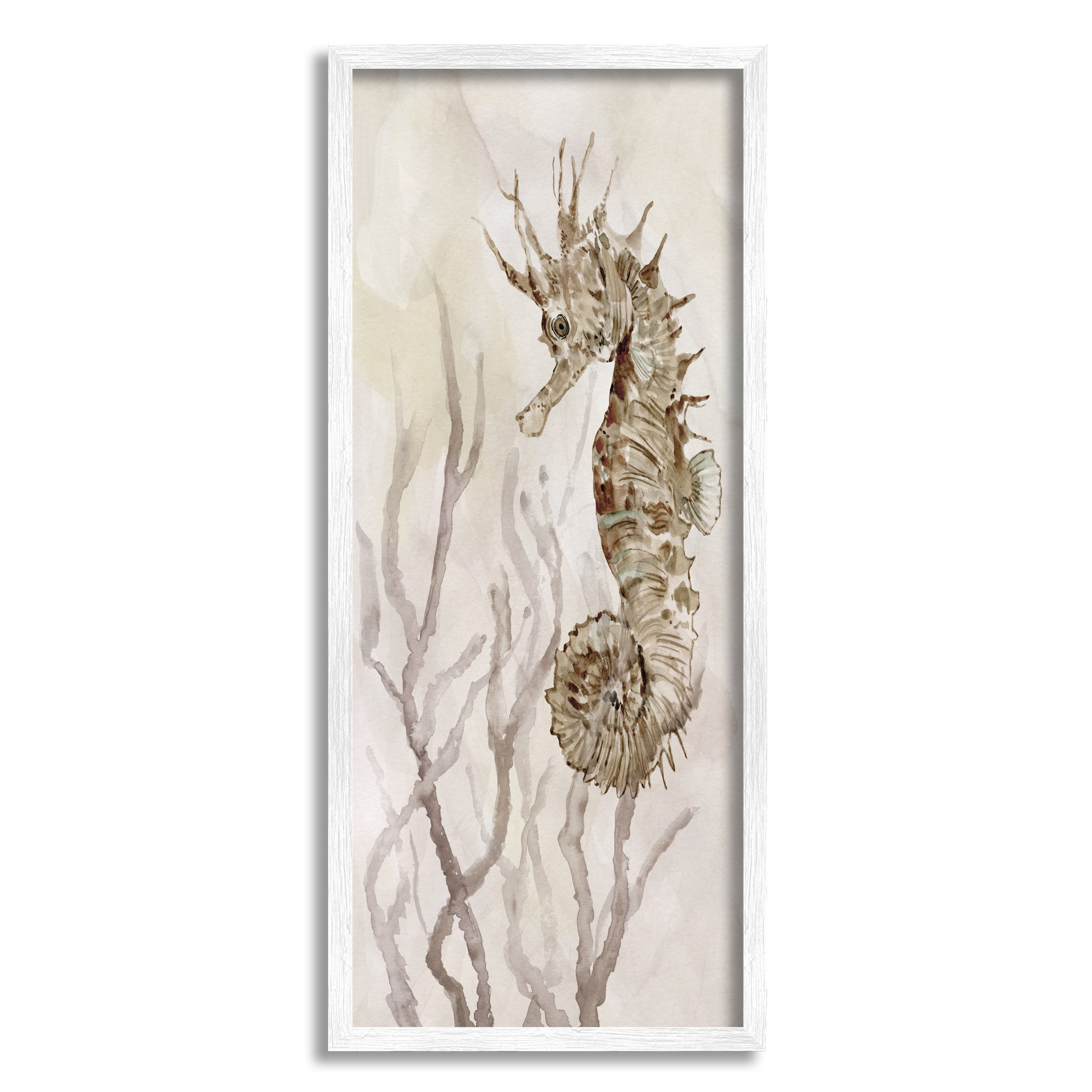 Stupell Industries Shy Seahorse Confined Fluid - Wayfair Canada