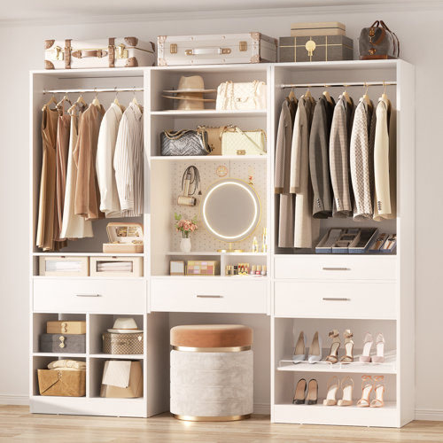 Metal Closet Systems You'll Love | Wayfair