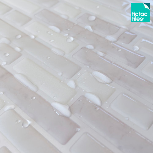 TicTacTiles 9.81'' W x 10'' L PVC Peel and Stick Mosaic Tile & Reviews ...