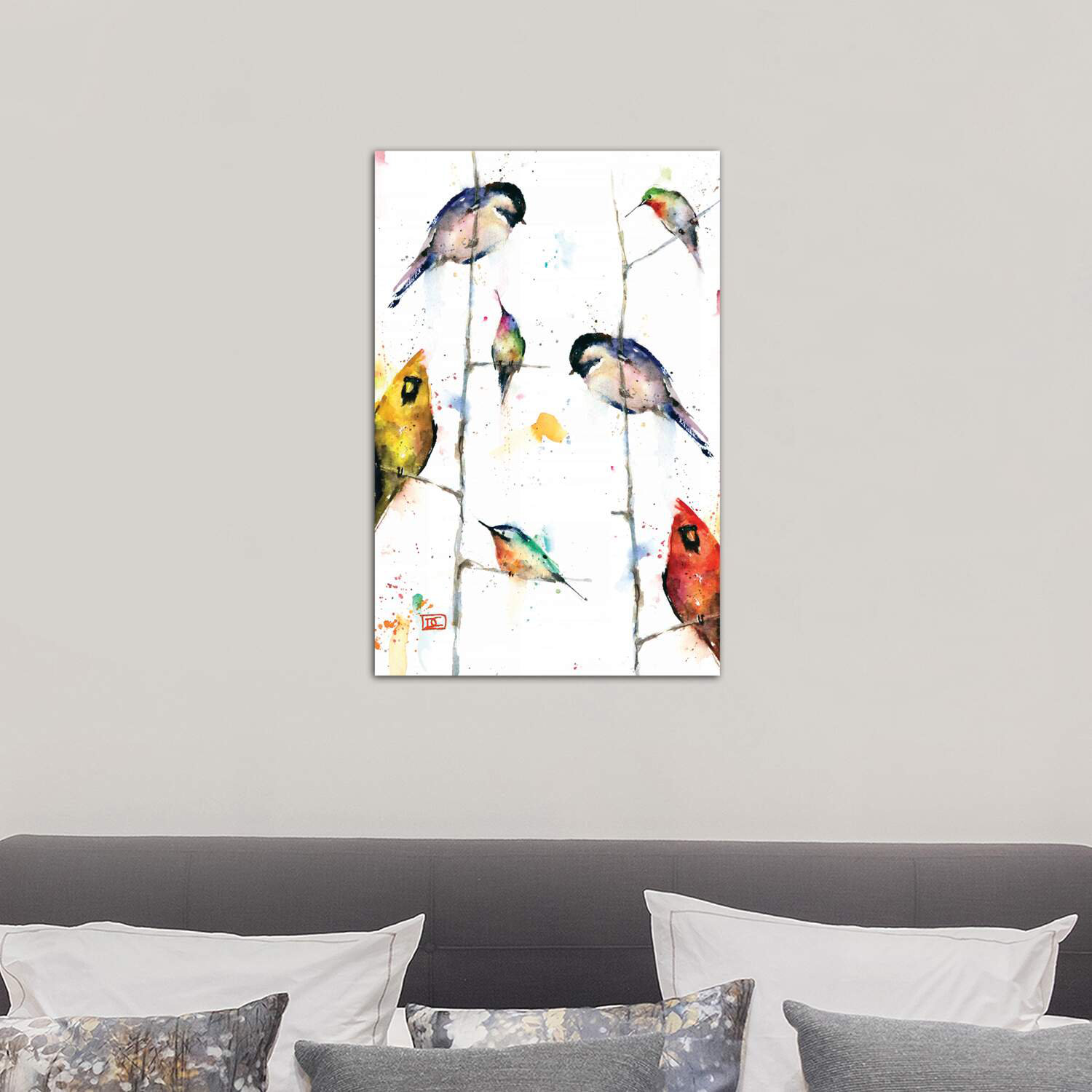 East Urban Home 'Birds on Branches' - Print | Wayfair