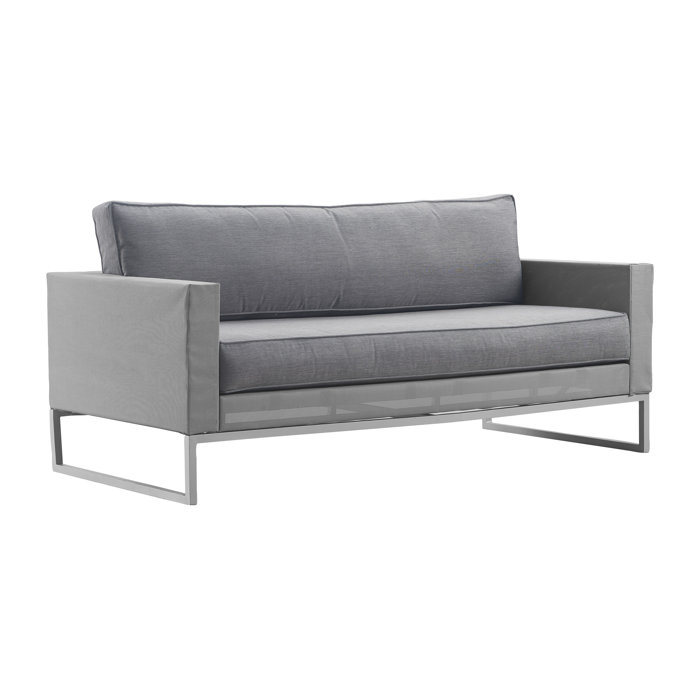 Elle Decor Tropez Outdoor Sofa, Grey & Reviews | Wayfair