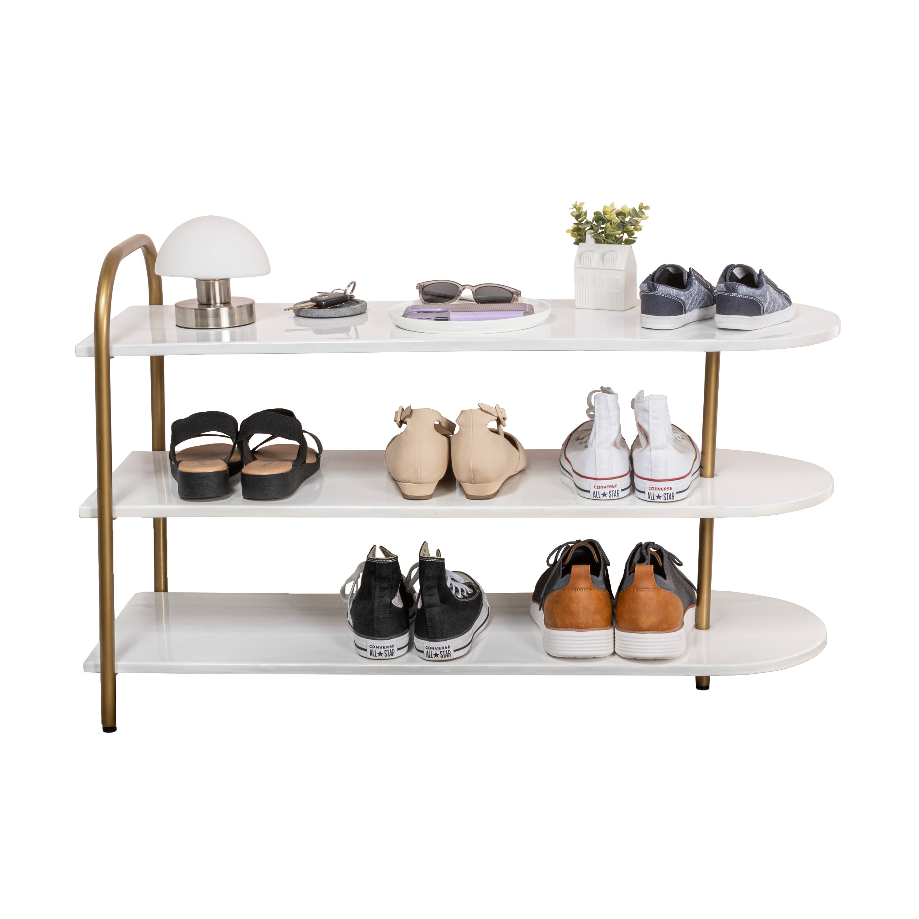 Hokku Designs Gibbens 9 Pair Shoe Rack | Wayfair