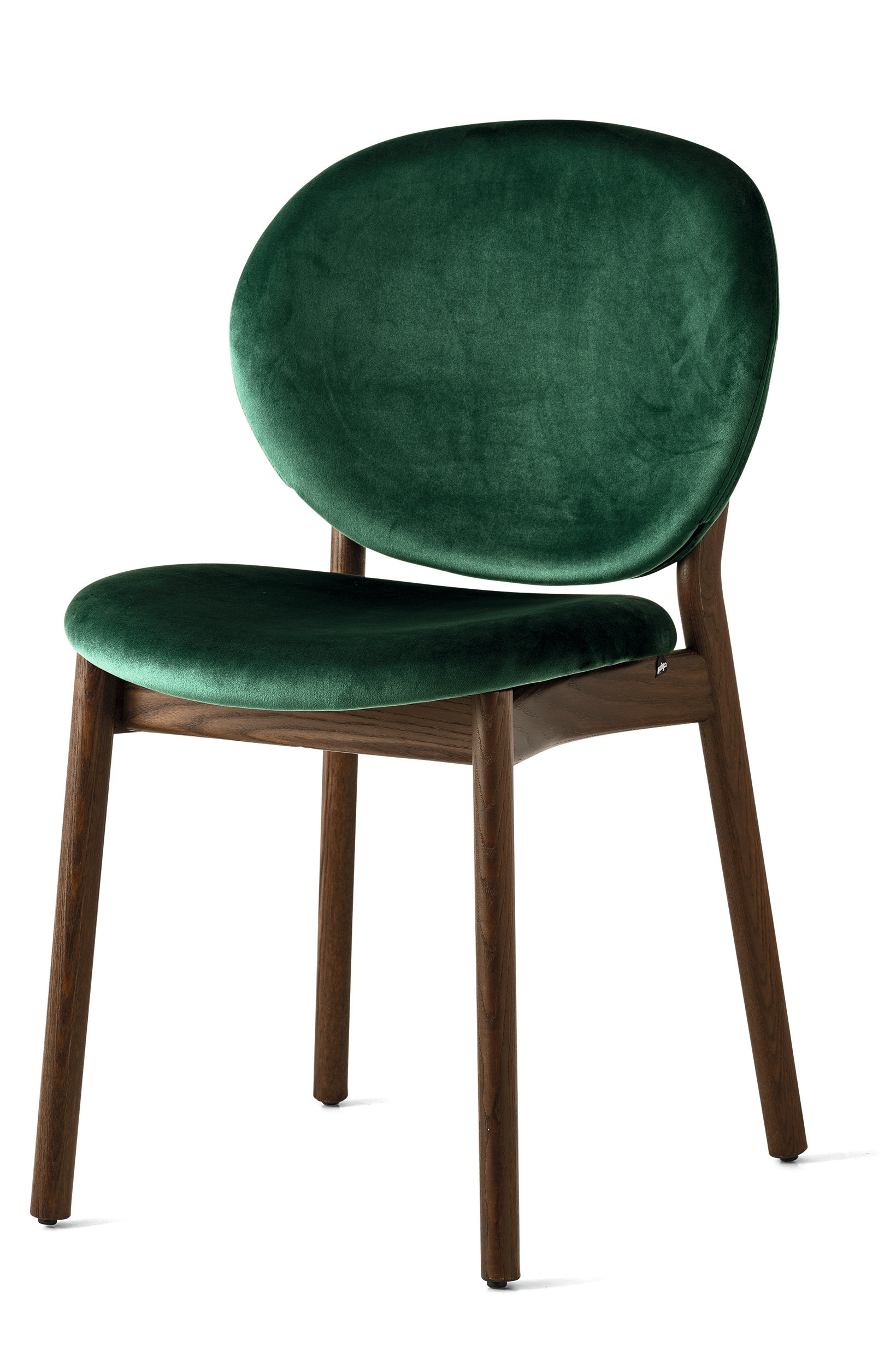 Calligaris Inès Upholstered Chair with Wooden Frame | Wayfair
