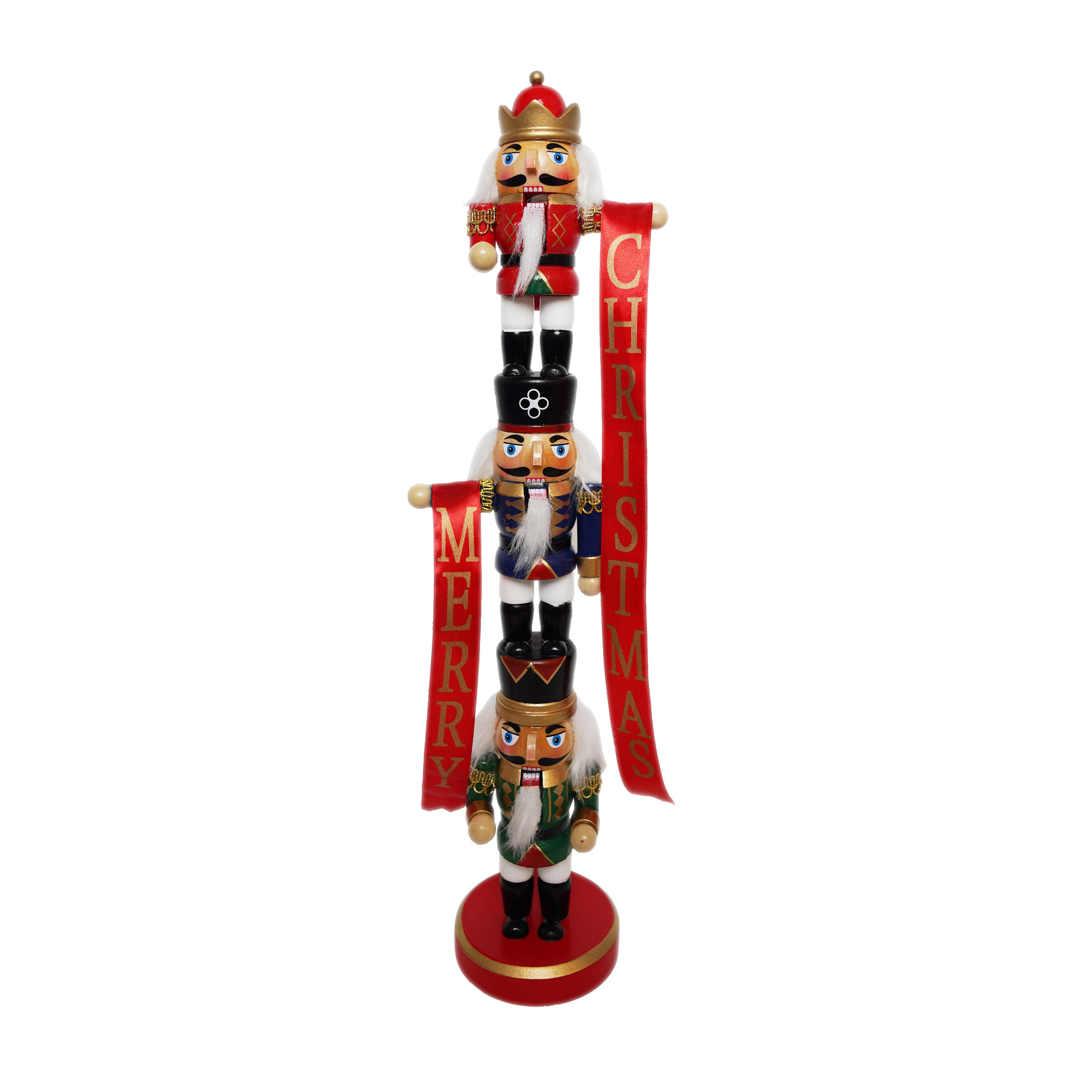 TX USA Corp 18" Stacked Nutcracker | Wayfair