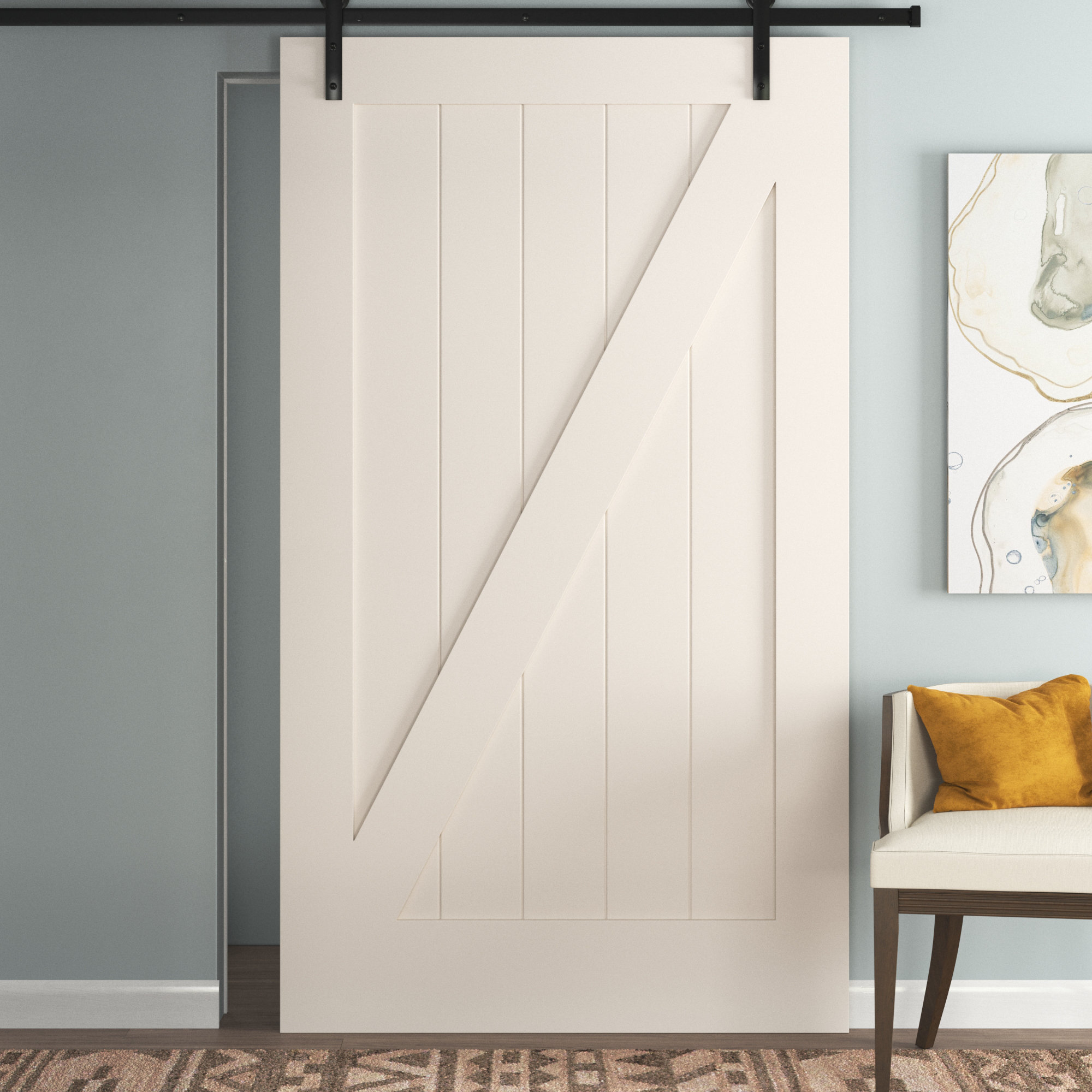 Trimlite Primed Z-Bar Interior Barn Door Slab - Wayfair Canada