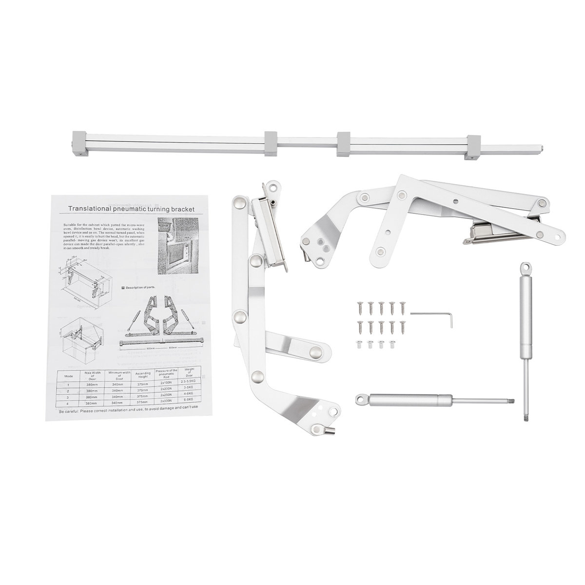 DALELEE Kitchen Cabinet Door Pneumatic Arm Mechanism Hinges Vertical ...