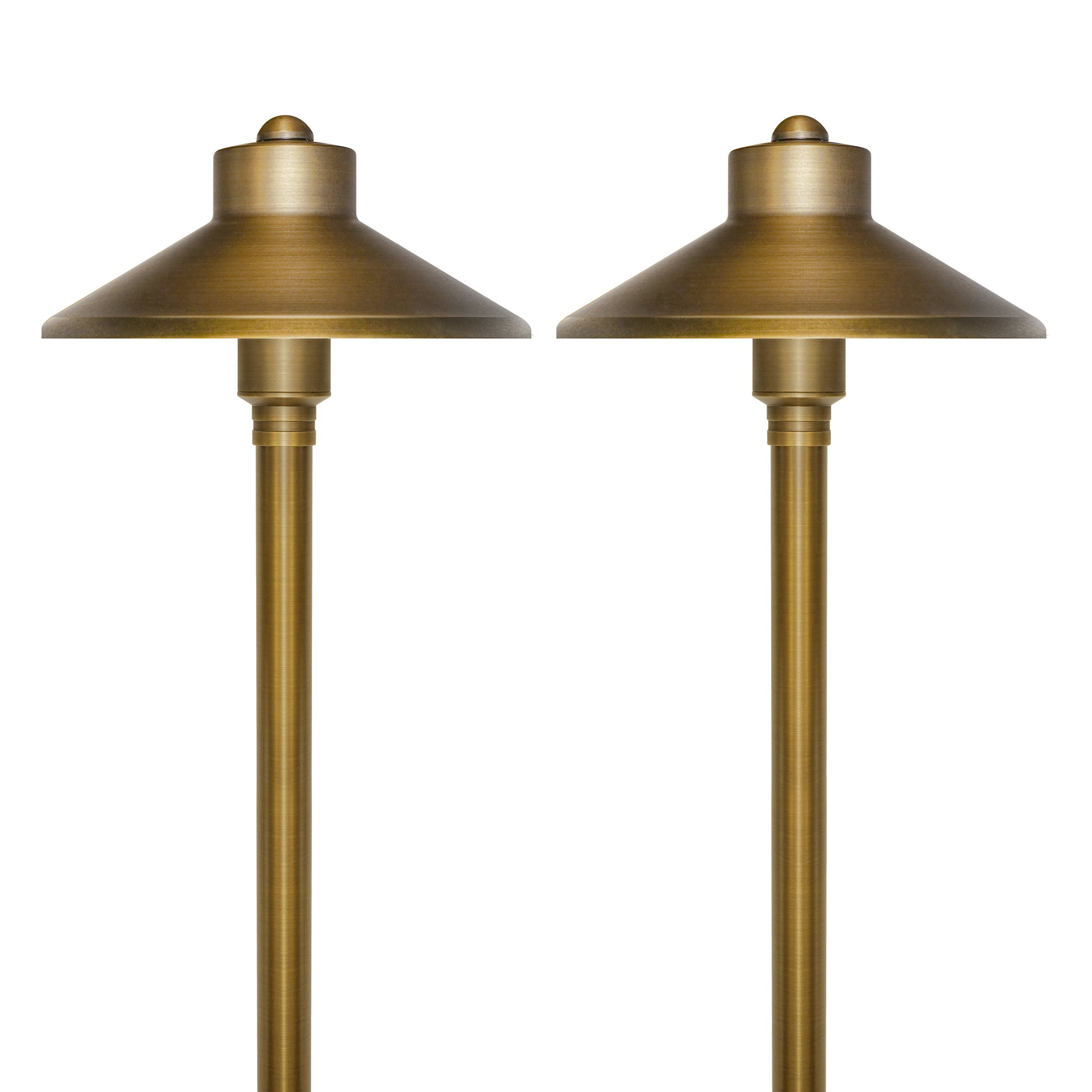 GKOplus Brass Low Voltage Solid Brass Pathway Light | Wayfair