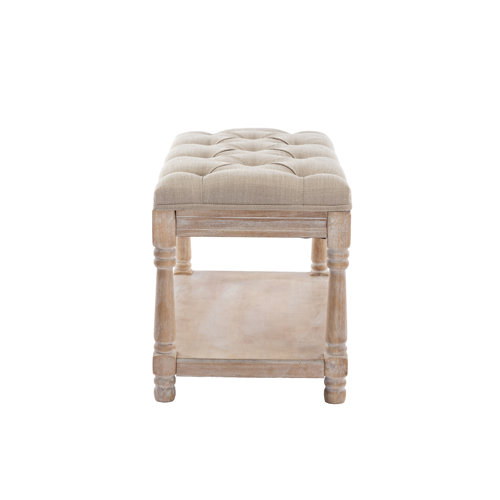 Ophelia & Co. Eirwyn Linen Upholstered Storage Bench & Reviews | Wayfair
