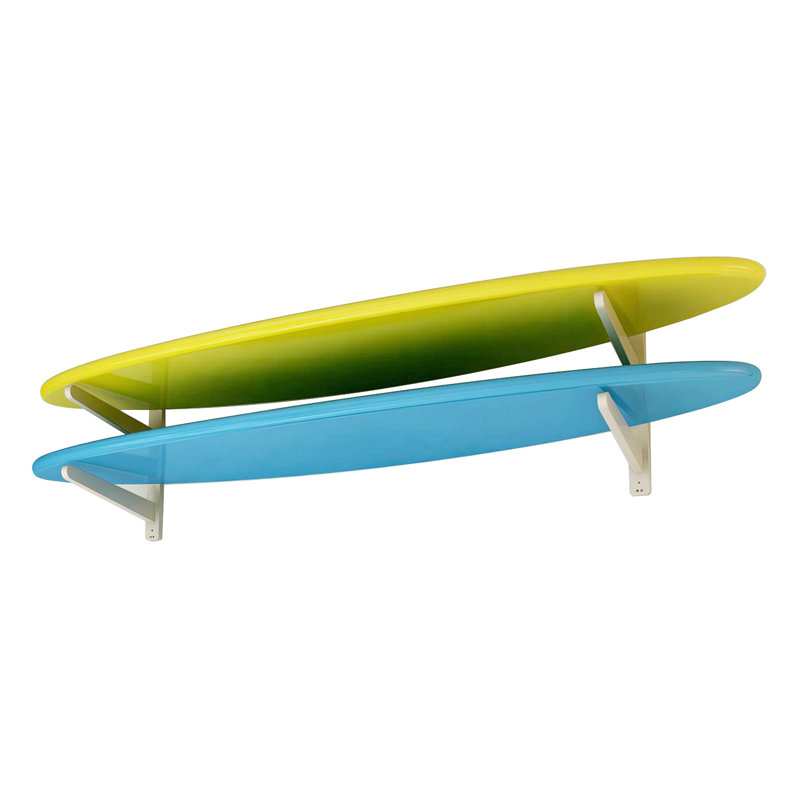 HTOCINQ Paddle Board Wall Mounted Rack, Horizontal Surfboard Rack | Wayfair