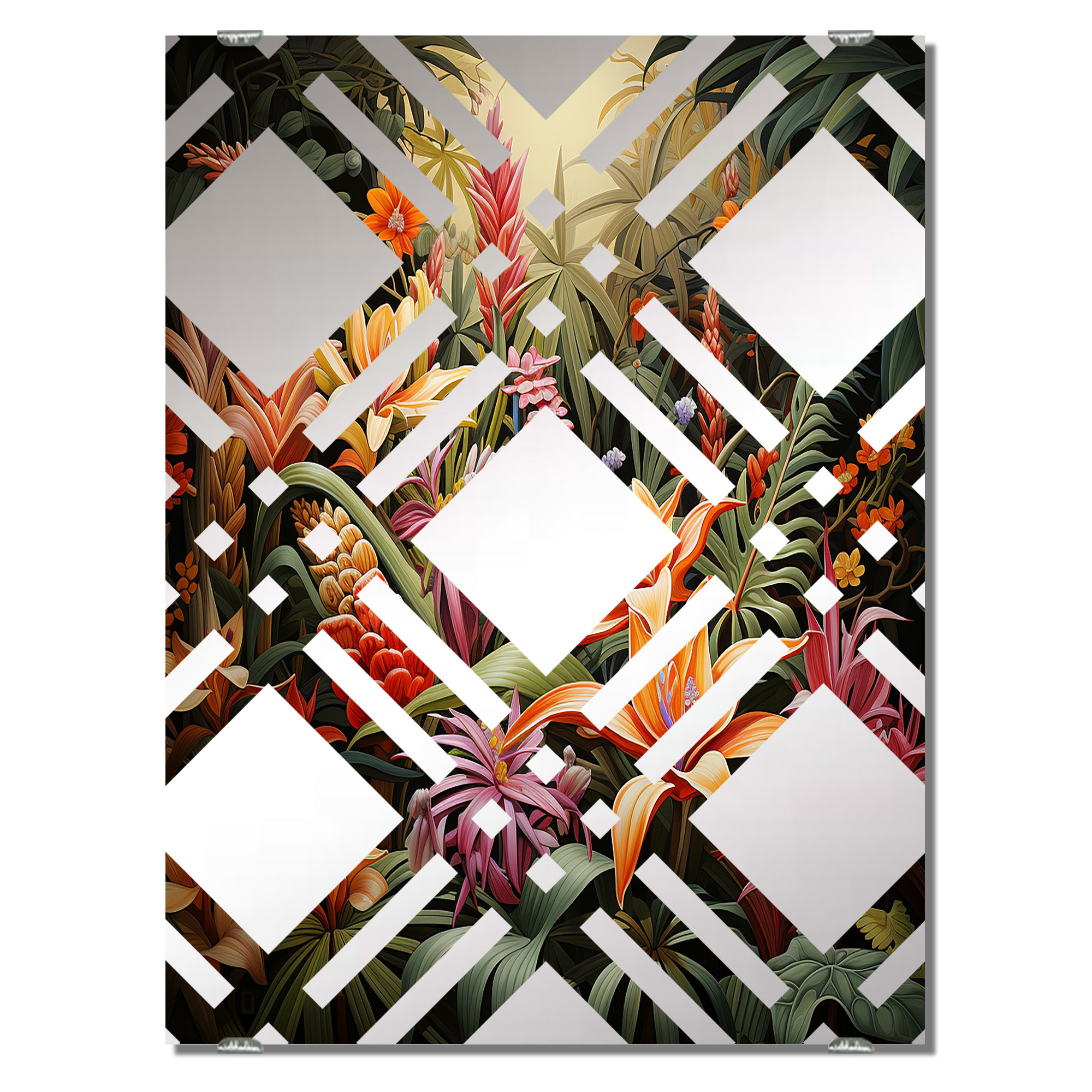 East Urban Home Ketilelf - Jungle Decorative Wall Mirrors | Wayfair
