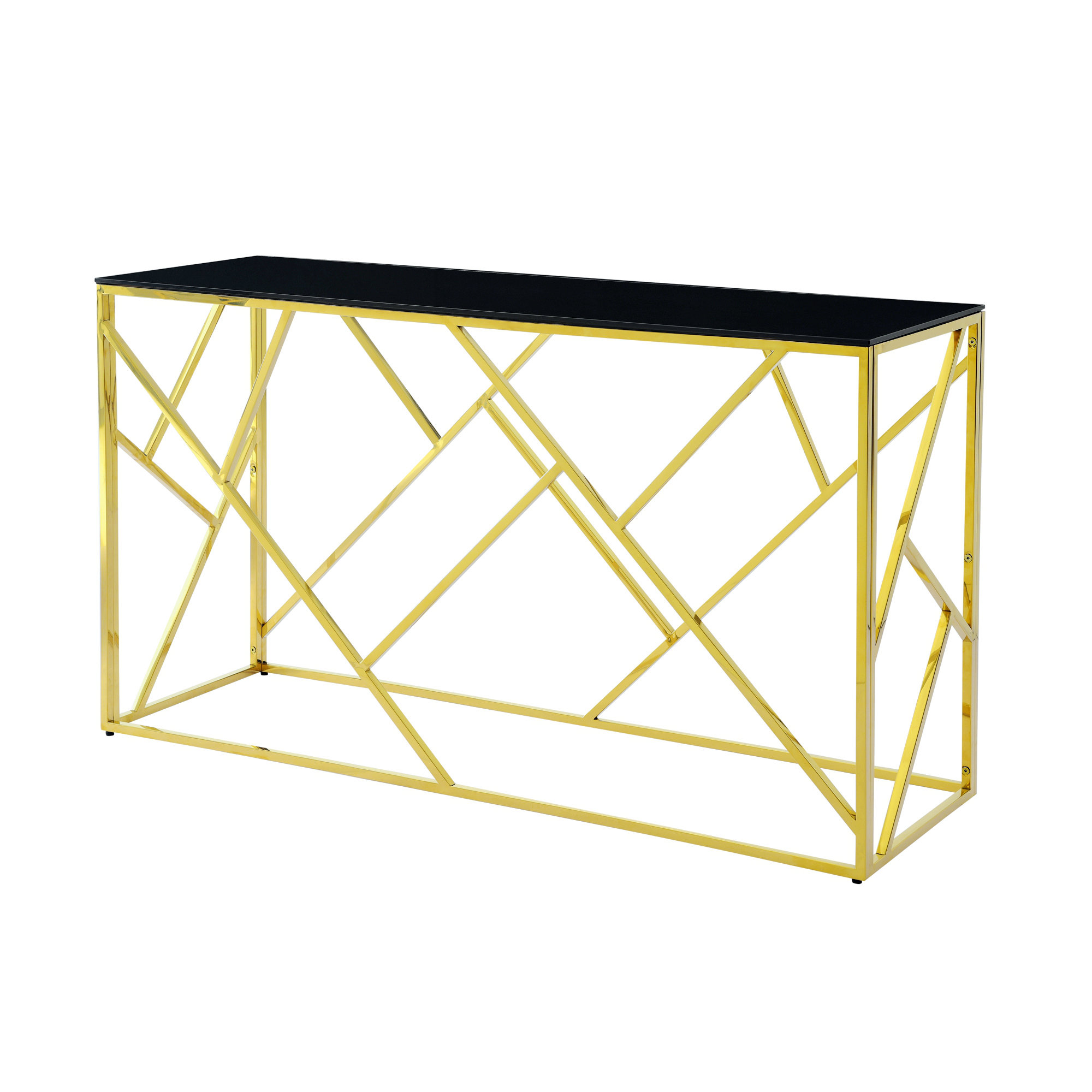 Everly Quinn Gisa 55.1'' Console Table | Wayfair
