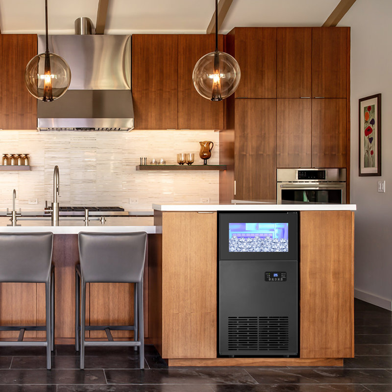 TAZPI 160 lb. Daily Production Stainless Steel Undercounter ...