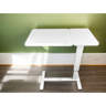 Ebern Designs White Bedside Height - Adjustable Stand With Wheels ...