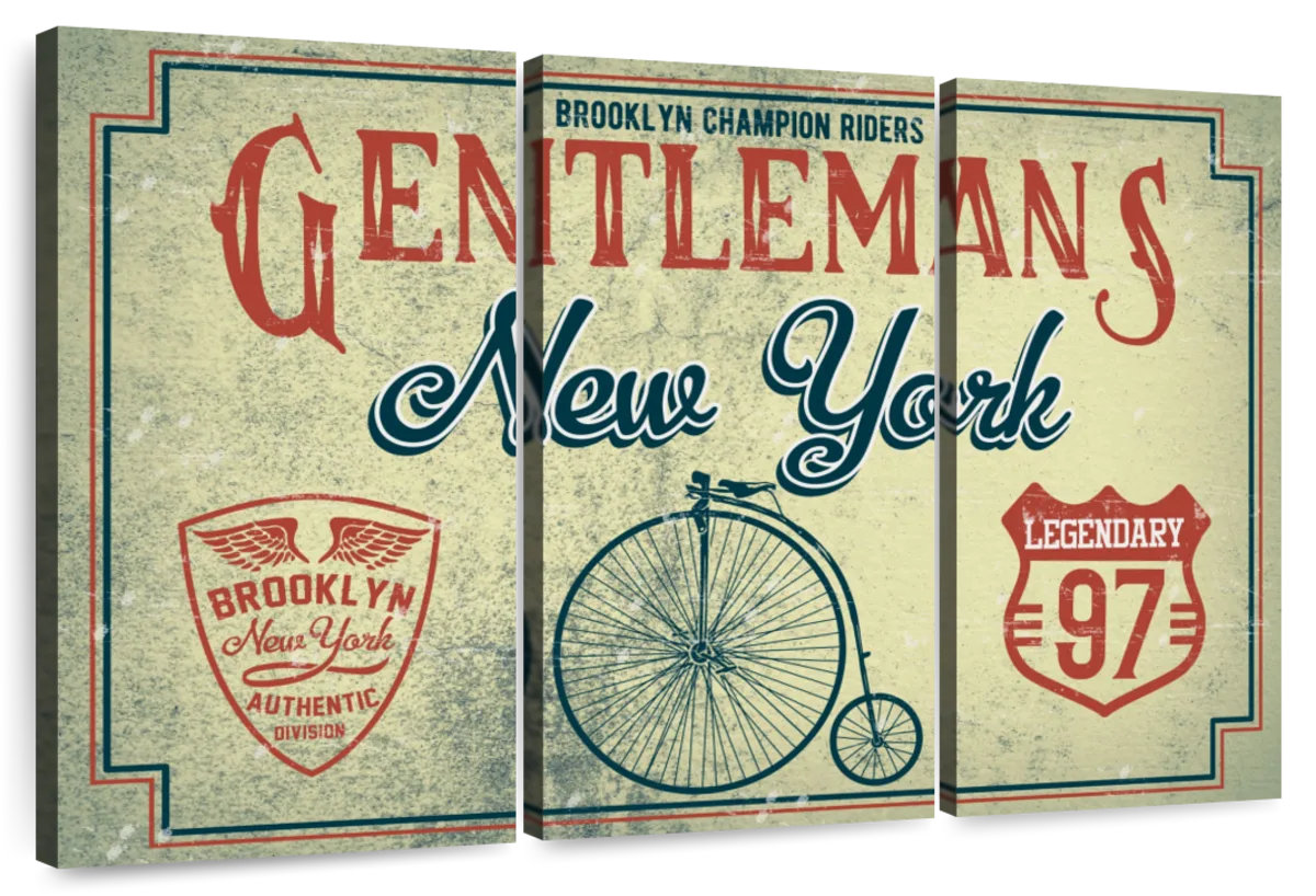 August Grove® Brooklyn Champion Riders Wall Sign | Wayfair