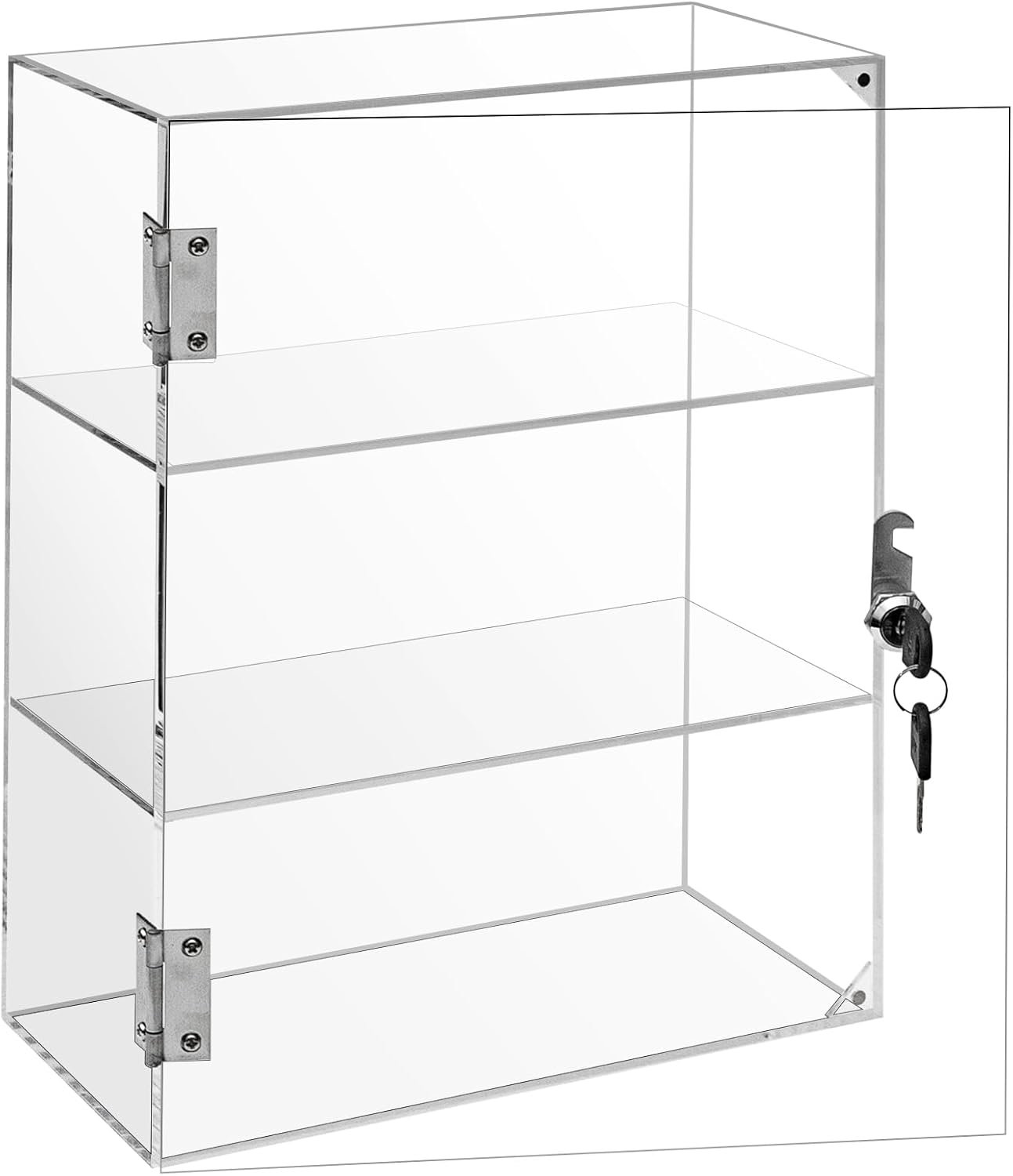 RAPTIZ Case, Showcase Display Cabinet, 3-Tier Acrylic Display Case With ...