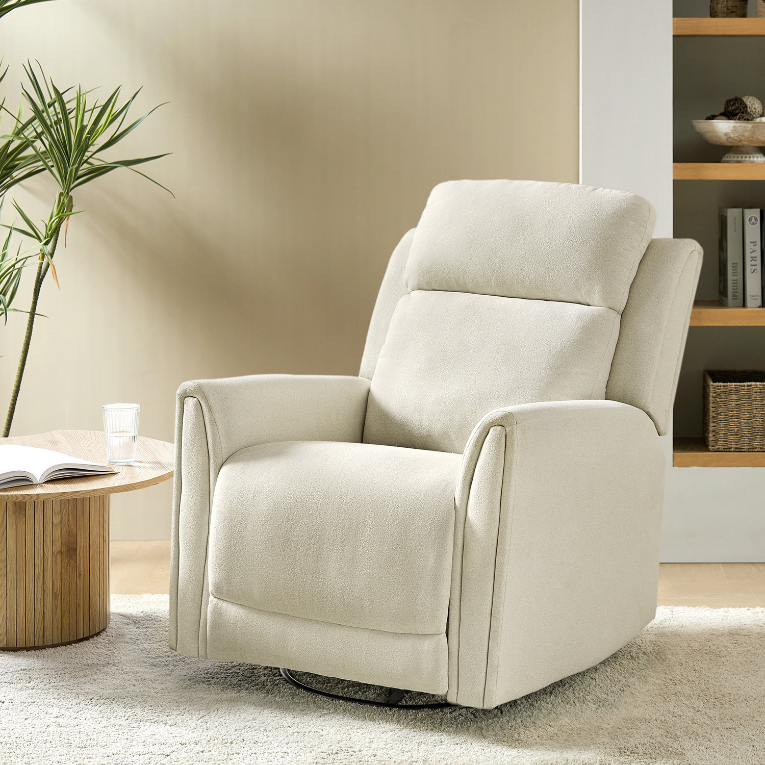 Hokku Designs Sumrah 33'' Wide Nursery Swivel Rocker Power Recliner ...