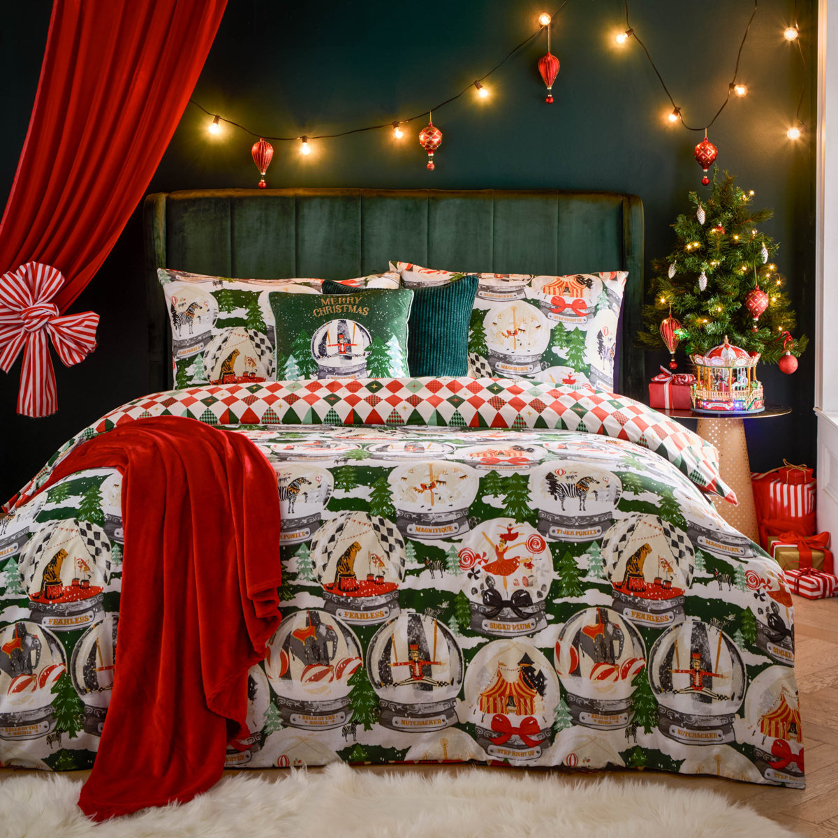 furn. Showtime Festive Duvet Cover Set | Wayfair.co.uk