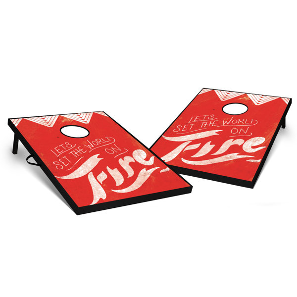 Bless international Cashlin 2' X 3' World On Fire Tailgate Size ...
