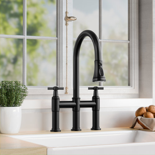 3 Hole Kitchen Faucets You'll Love | Wayfair