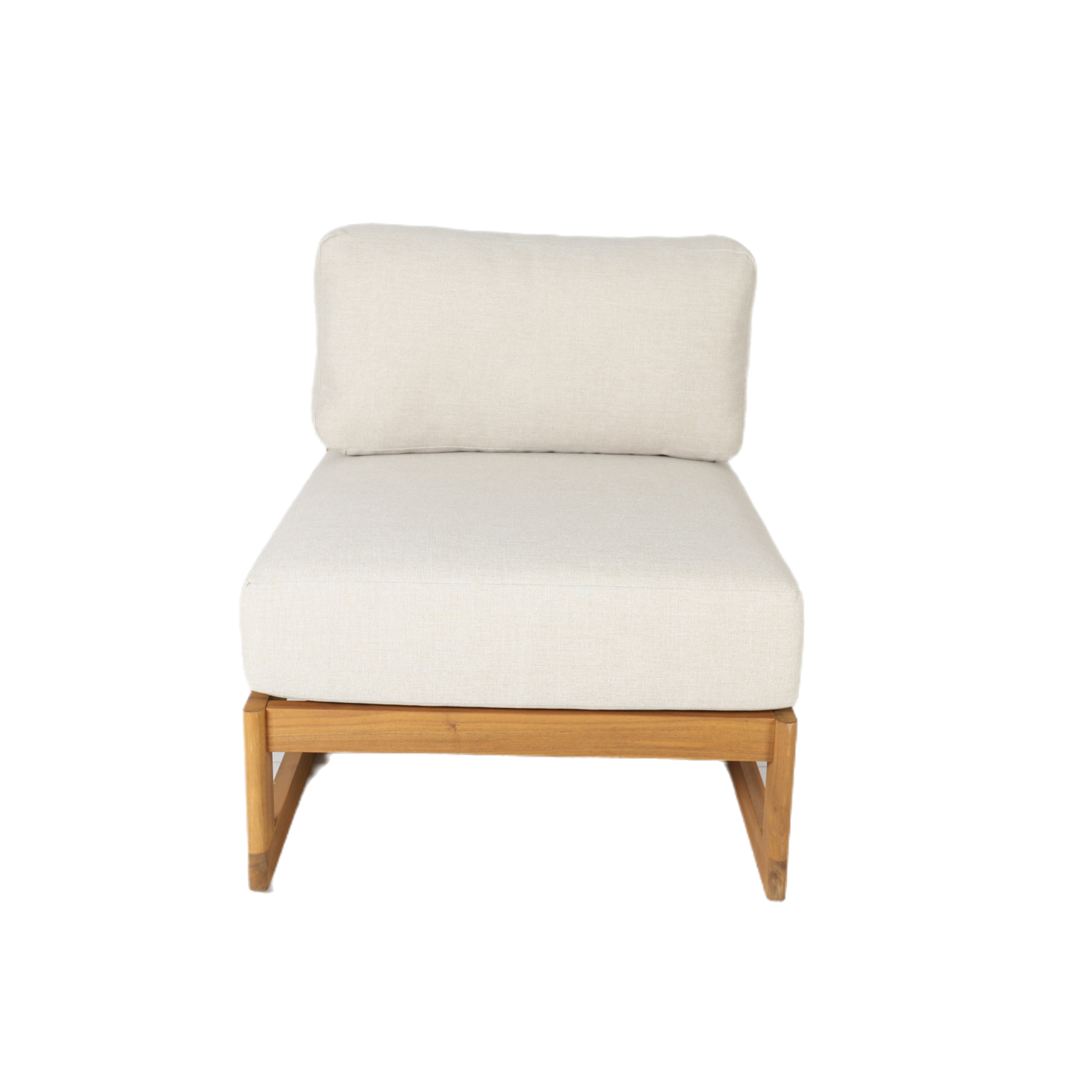 Bay Isle Home™ Acacia Wood Outdoor Corner Sofa With Cushions - Wayfair ...