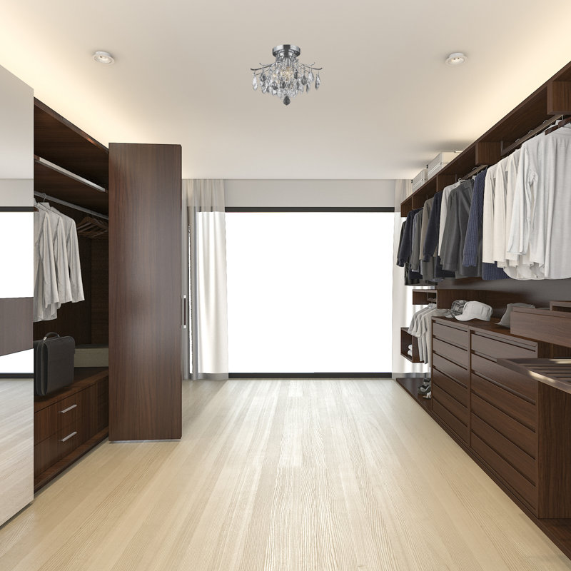 House of Hampton® Hermanson Semi Flush Mount & Reviews | Wayfair