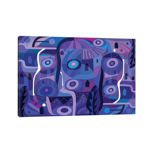 ClassicLiving Blue Pozole by Charles Harker - Wrapped Canvas Print ...