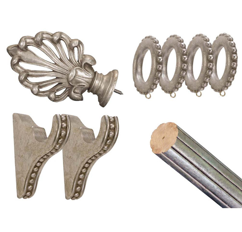 Menagerie Compatible Drapery Beaded Curtain Bracket, Pair - Includes ...