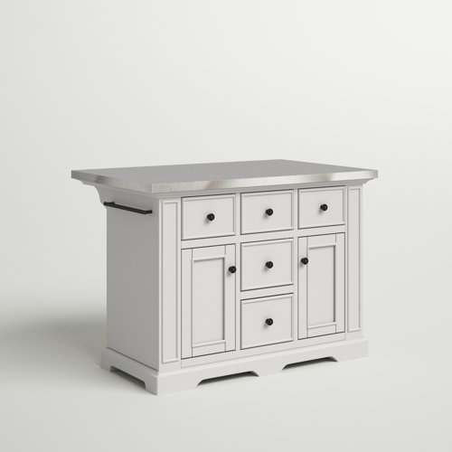 Three Posts™ Diamondback Kitchen Island & Reviews | Wayfair