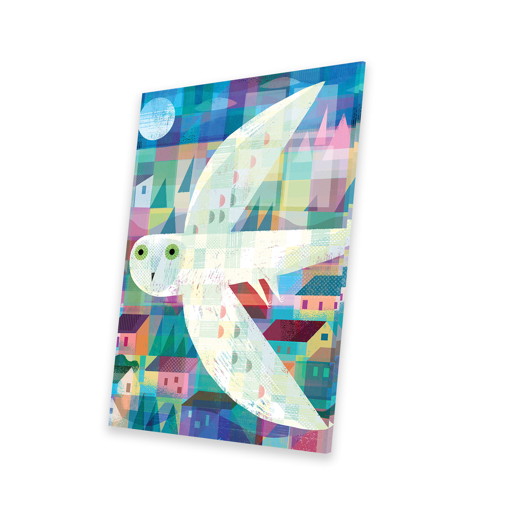 Redwood Rover Owl Town by Gareth Lucas - No Frame Print | Wayfair