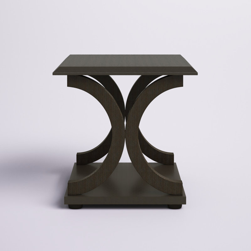 Lark Manor™ Galesville C-shaped Base End Table & Reviews | Wayfair