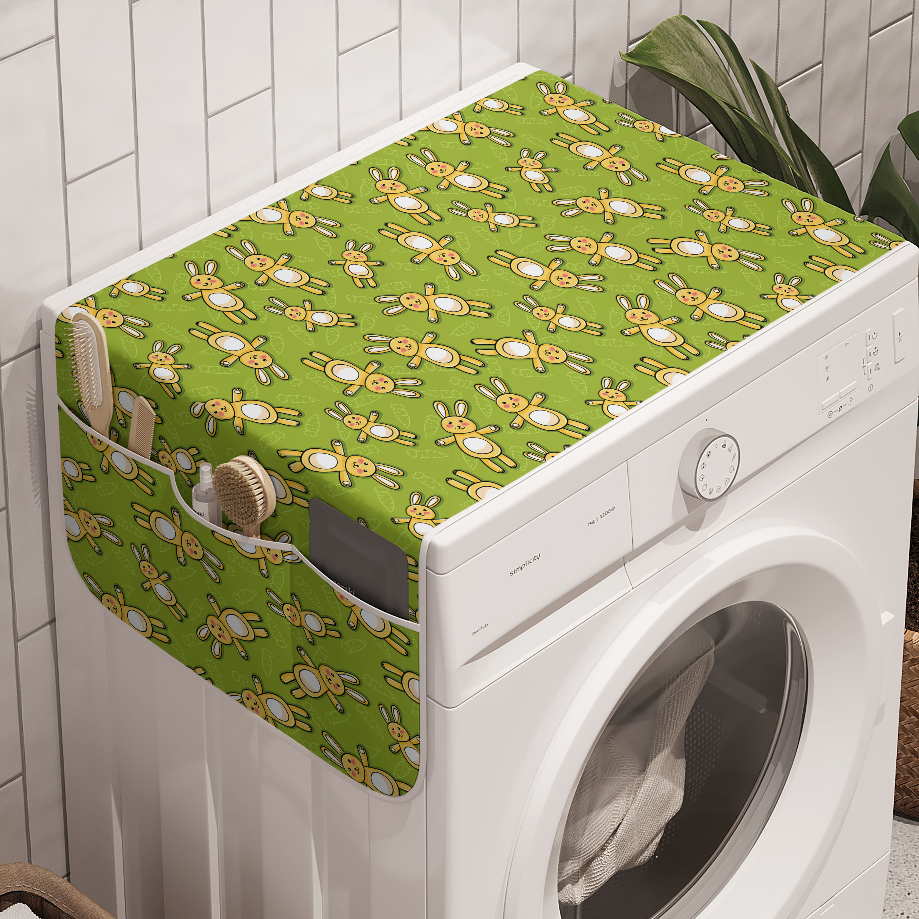 East Urban Home Anime Washing Machine Organizer Pack of 2 47" x 18.5 ...