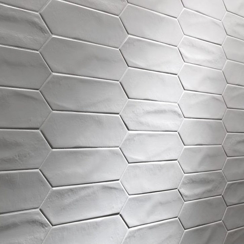 Qube Tiles Arte 3" x 12" Picket Zellige Look Matte Subway Wall Tile ...