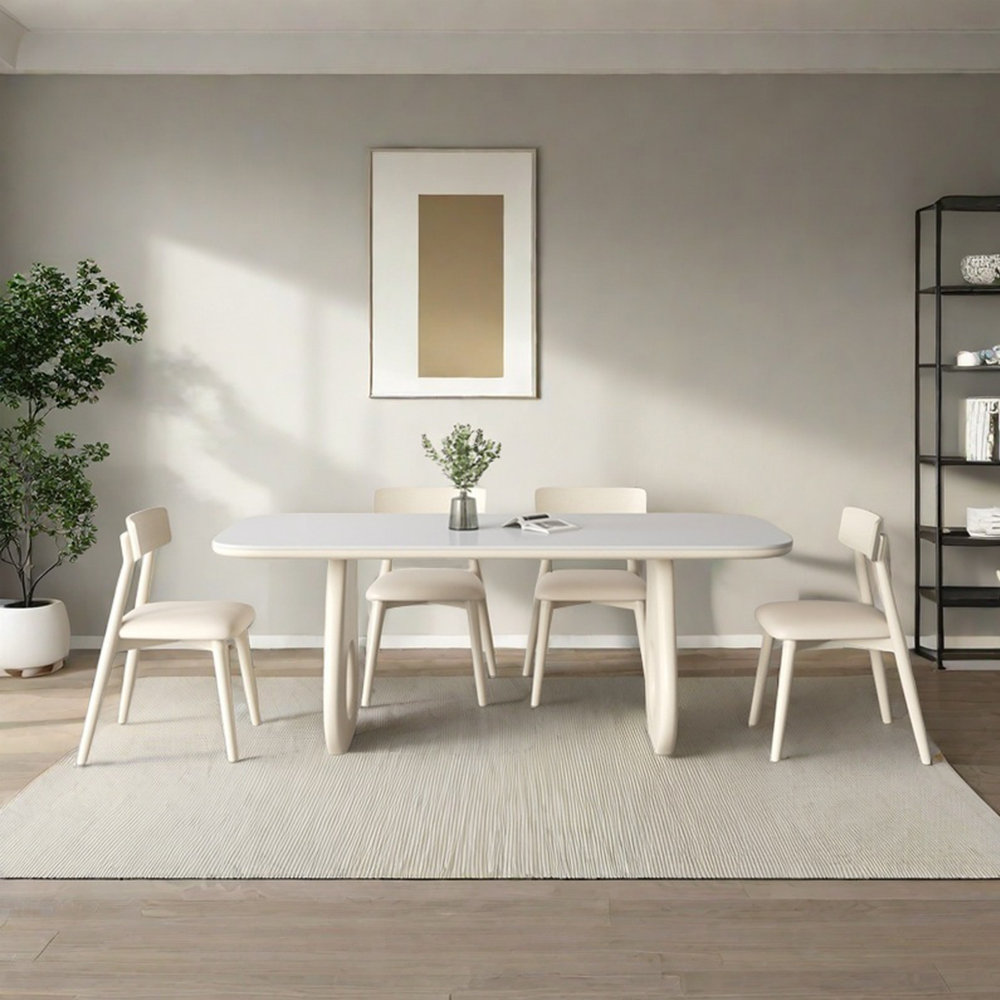 ZKuylo European cream style dining table set - Wayfair Canada