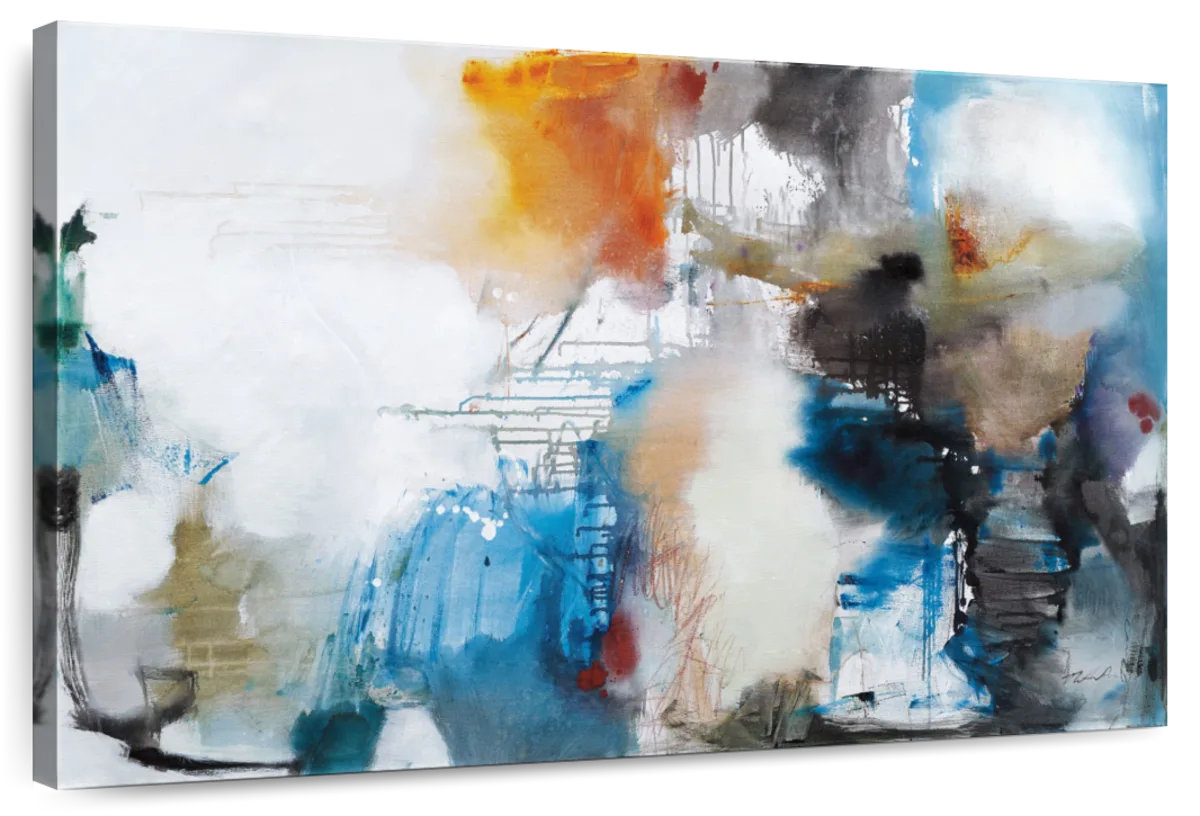 Wade Logan® Avery I Get Misty Abstract | Wayfair