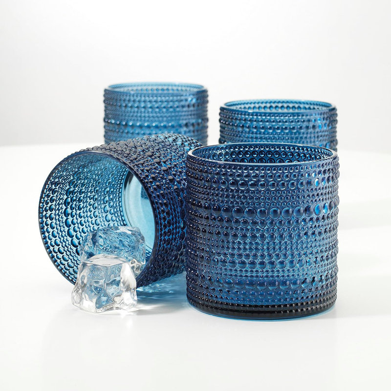 Home Essentials and Beyond Halo Set Of Four 13Oz Double Old Fashion ...