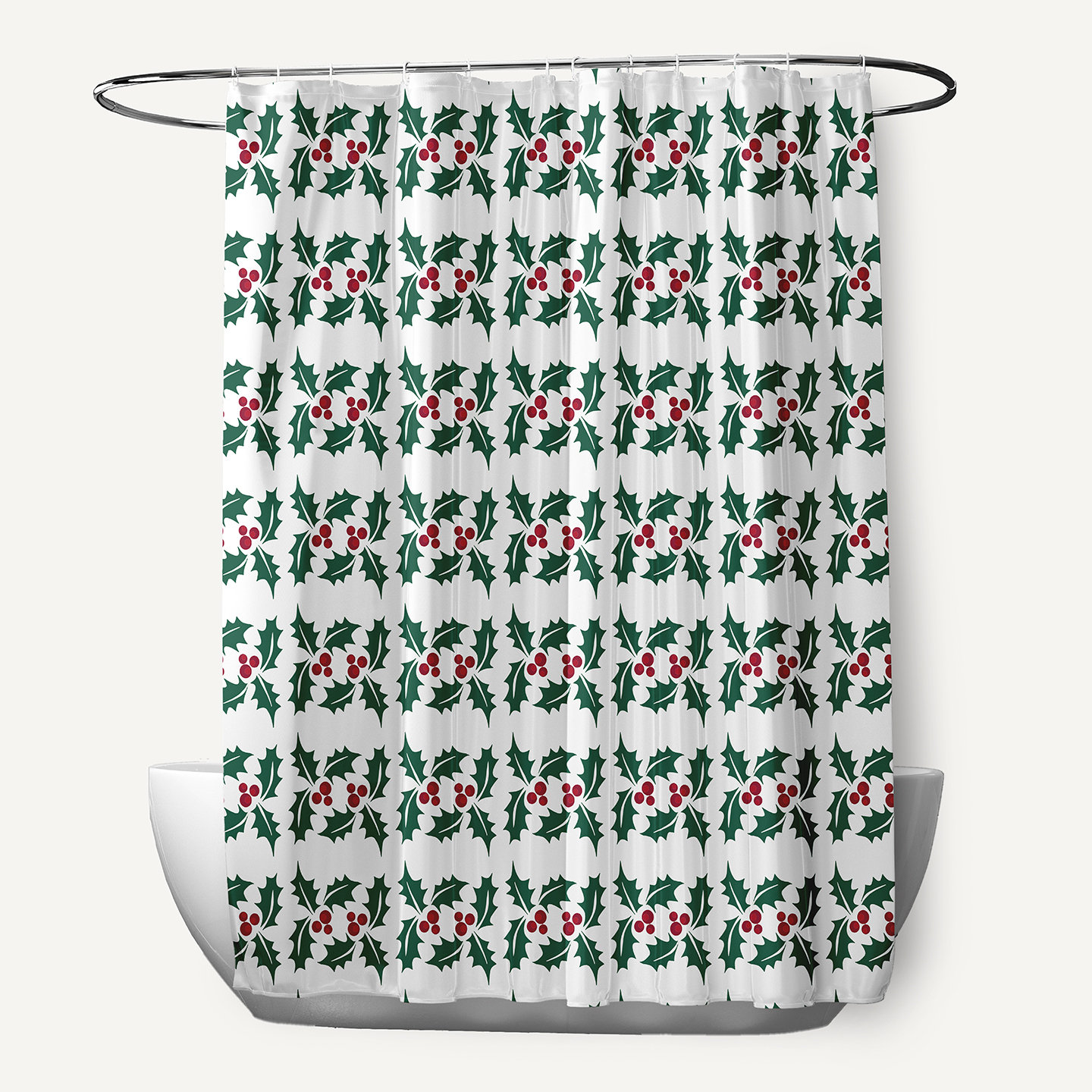 The Holiday Aisle® Jaclin Striped Shower Curtain by E by Design | Wayfair