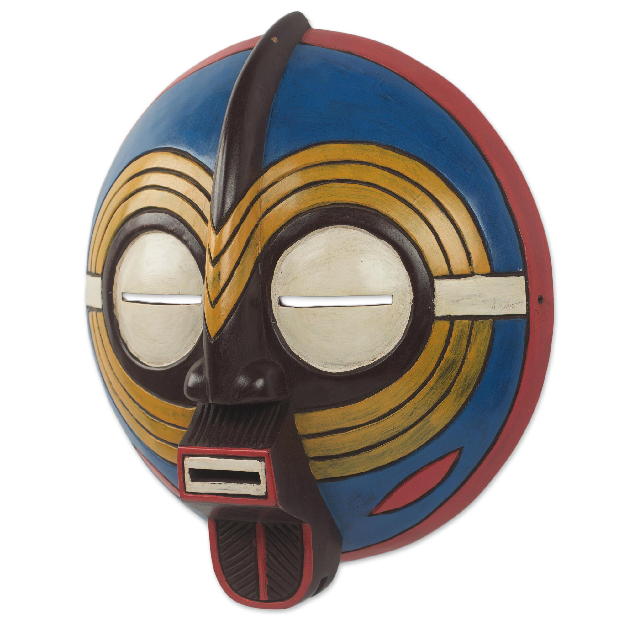 Dakota Fields Handmade Baluba Dance Spirit Ii Sese Wood Mask - Wayfair ...