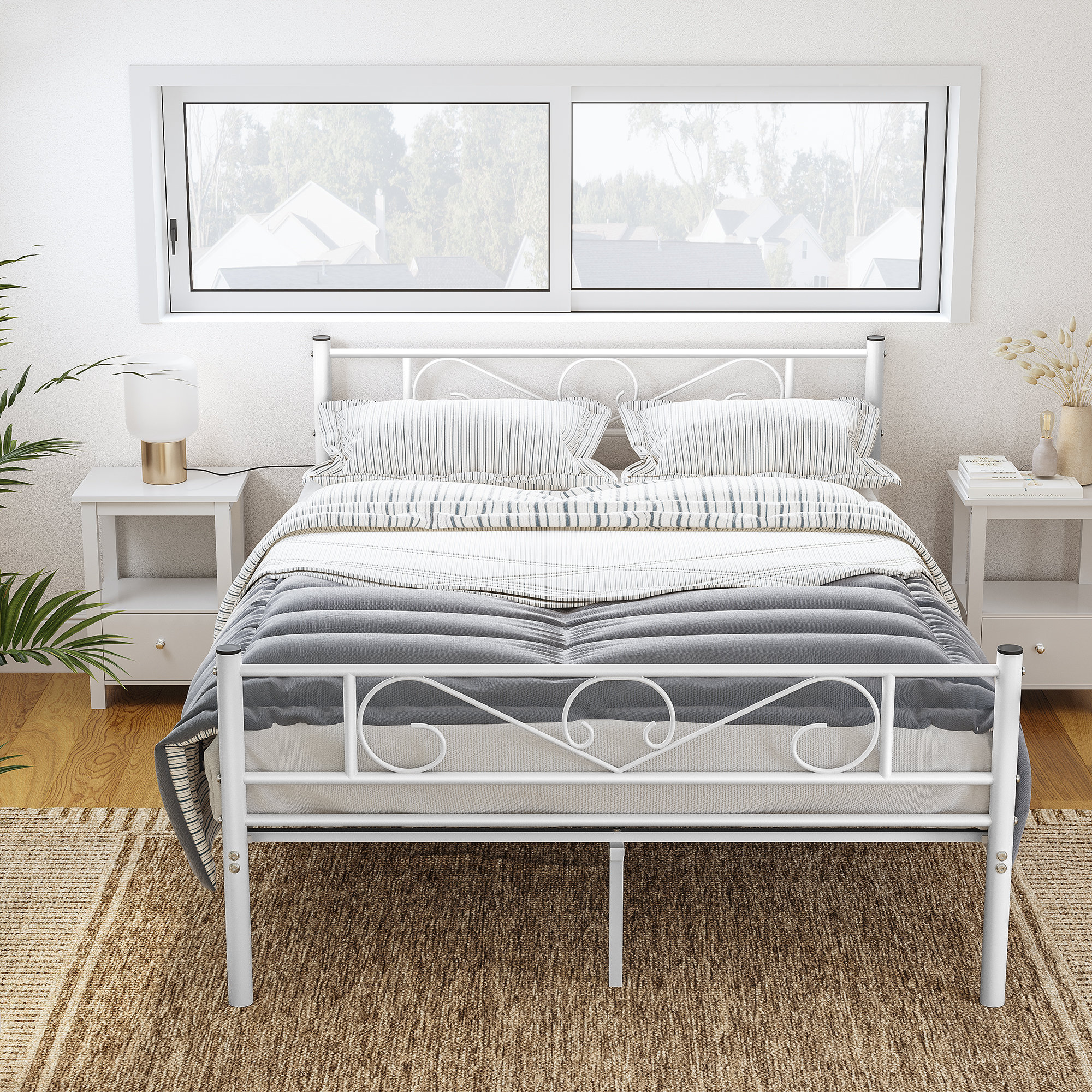 Harriet Bee Chalk Bed Frame | Wayfair.co.uk
