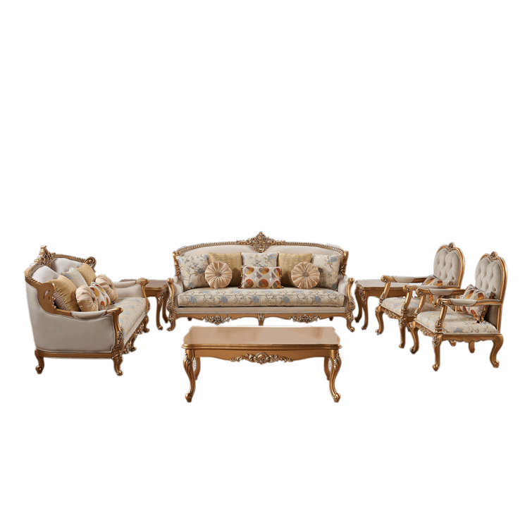 Bloomsbury Market 7 - Piece Living Room Set - Wayfair Canada
