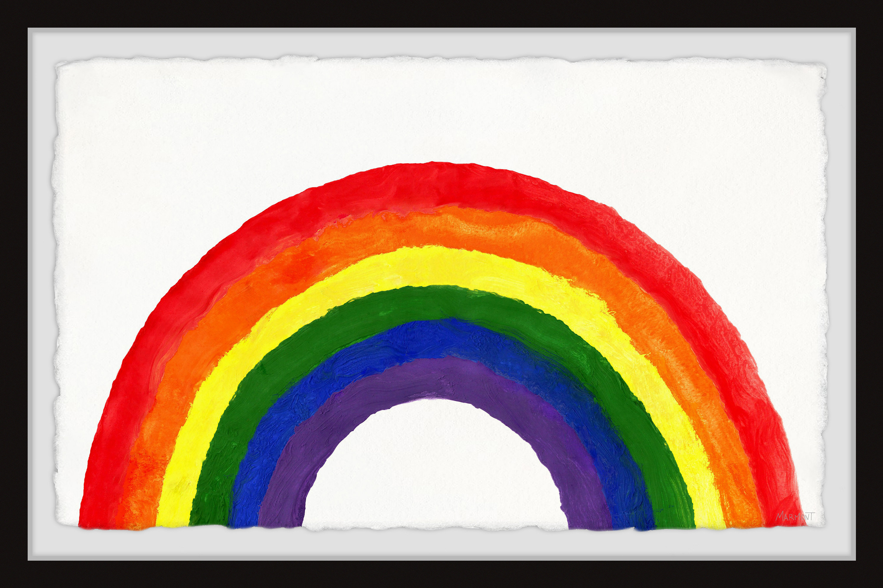 Isabelle & Max™ Geissler Vibrant Rainbow Framed Print | Wayfair