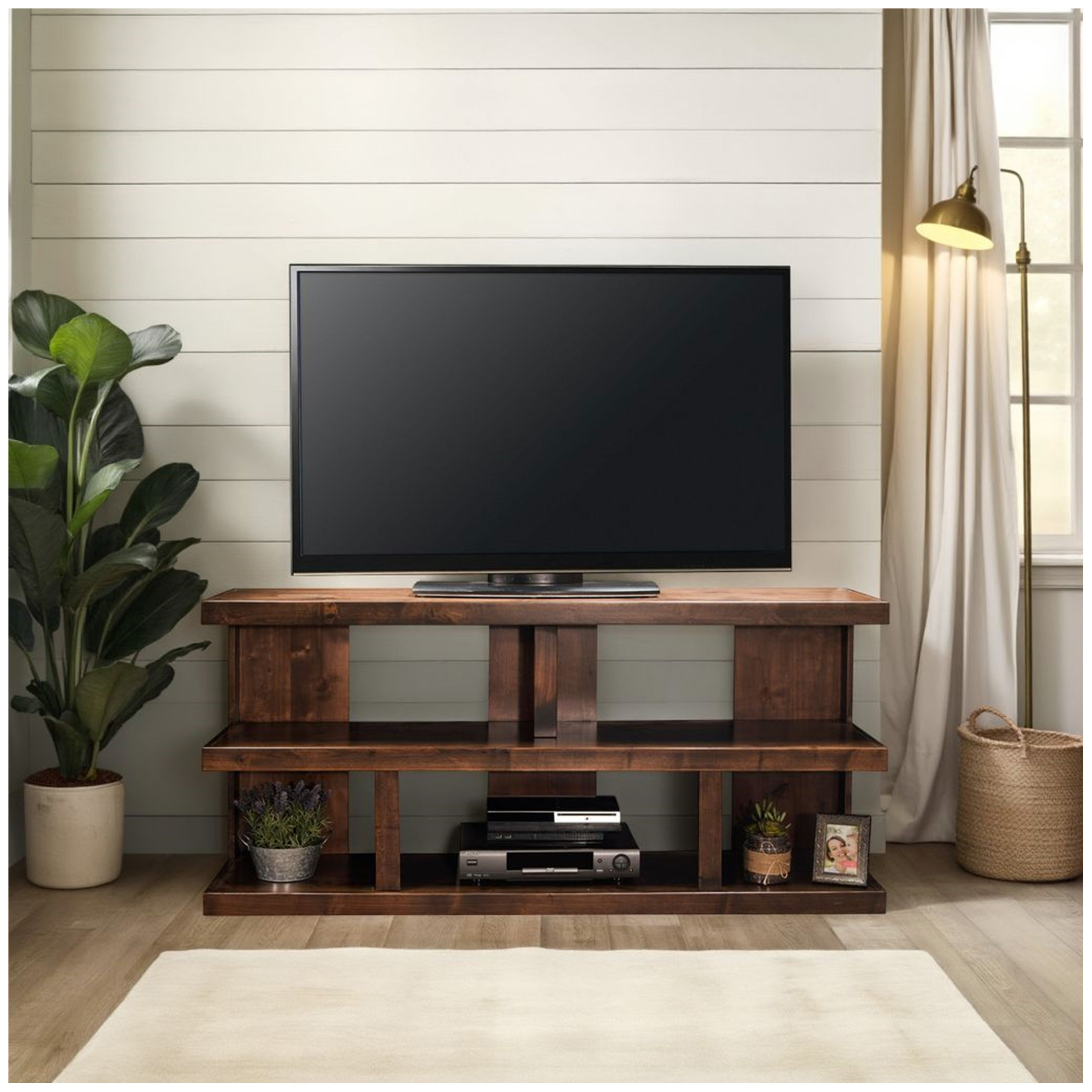 Corrigan Studio® 64 inch TV Stand Console for TVs up to 70 inches, No ...