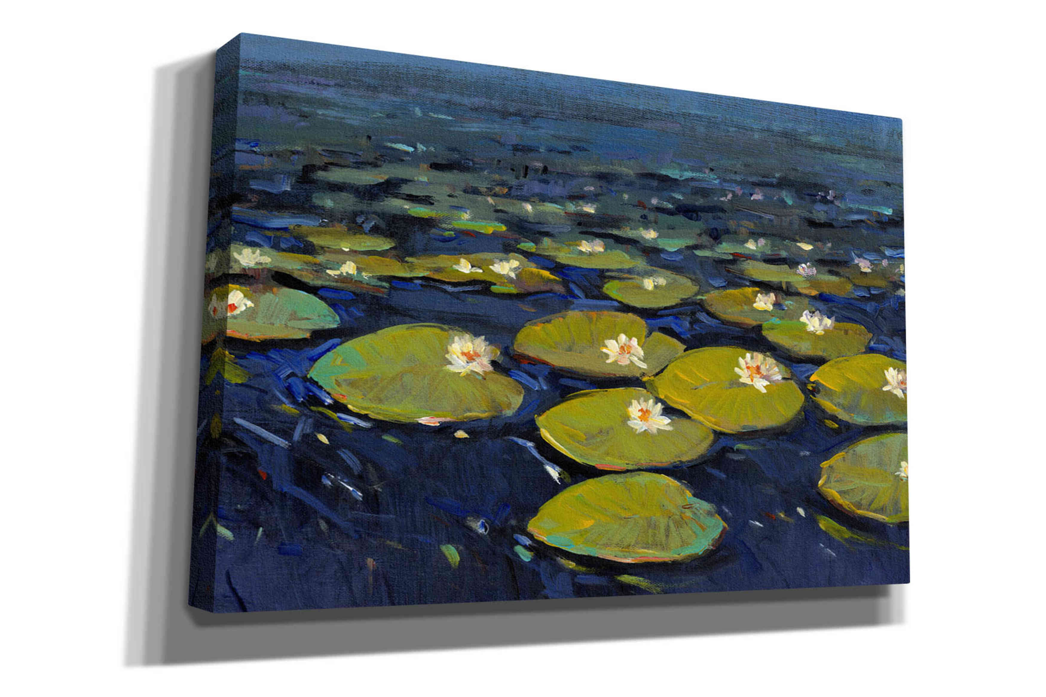 Red Barrel Studio 'Lily Pads I' By Tim O'toole, Canvas Wall Art, 18"X12 ...