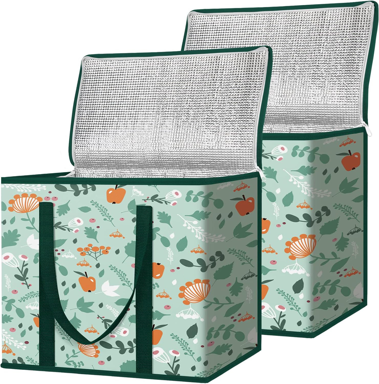 Latitude Run® 2 Packs Insulated Reusable Collapsible Storage Bag | Wayfair