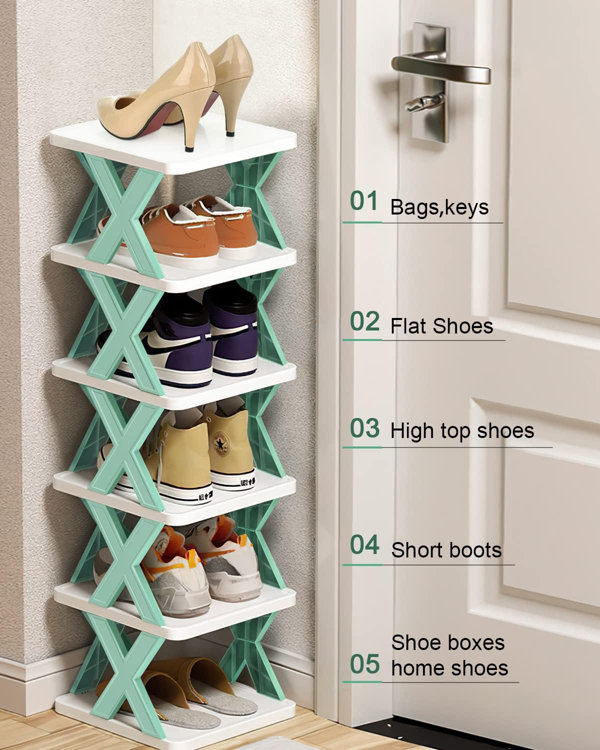 Latitude Run® 6 Pair Stackable Shoe Rack | Wayfair
