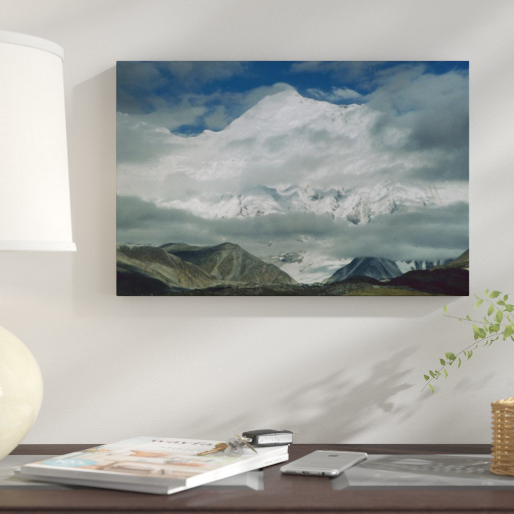 East Urban Home 'Morning Mist Clearing Over Mount Everest After Dawn ...