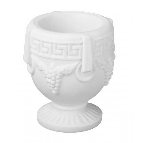 Darby Home Co 13 Inch Grecian Floral Urn Indoor/Outdoor Polyethylene ...