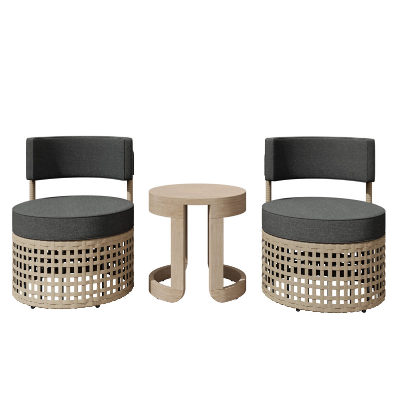 Cateline 2 - Person Seating Group with Cushions & Reviews | AllModern