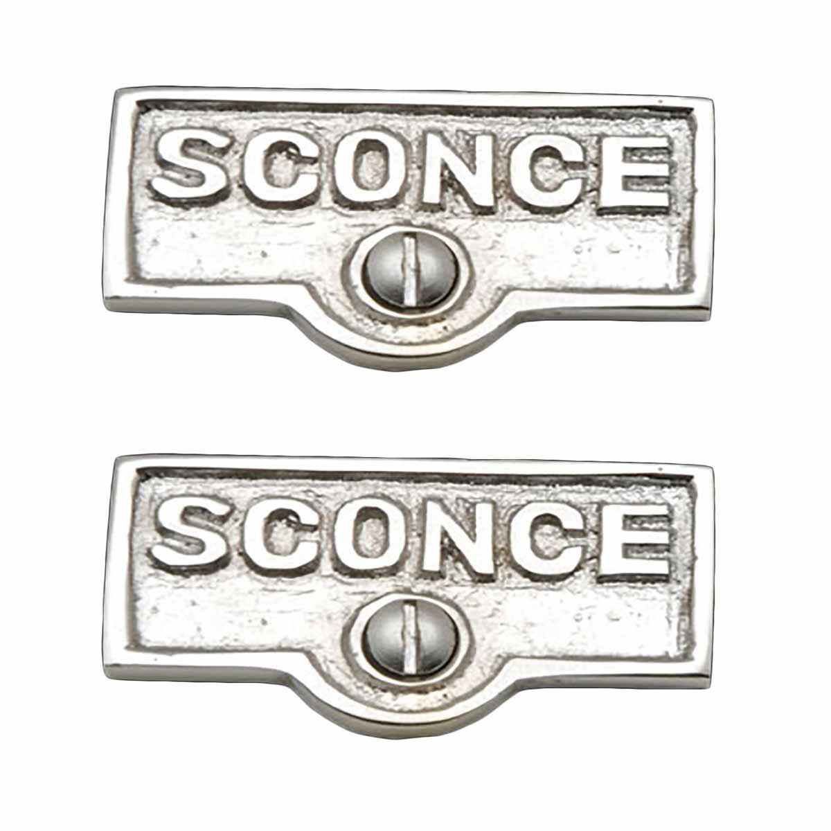 The Renovators Supply Inc. Switch Tags Sconce Name Signs 1-Gang Rocker ...