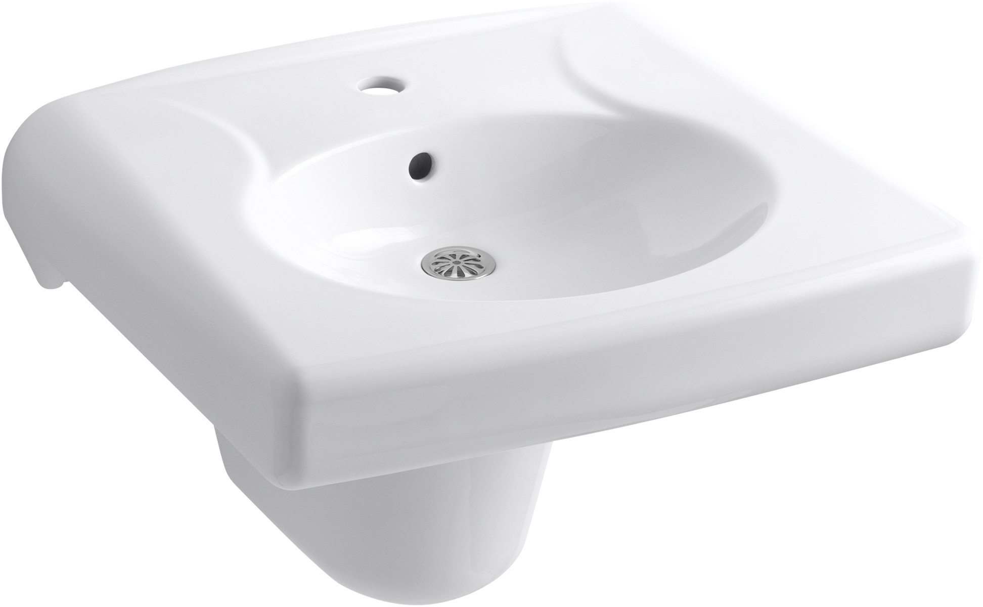 Kohler Brenham™ Wall-Mounted or Concealed Carrier Arm Mounted ...