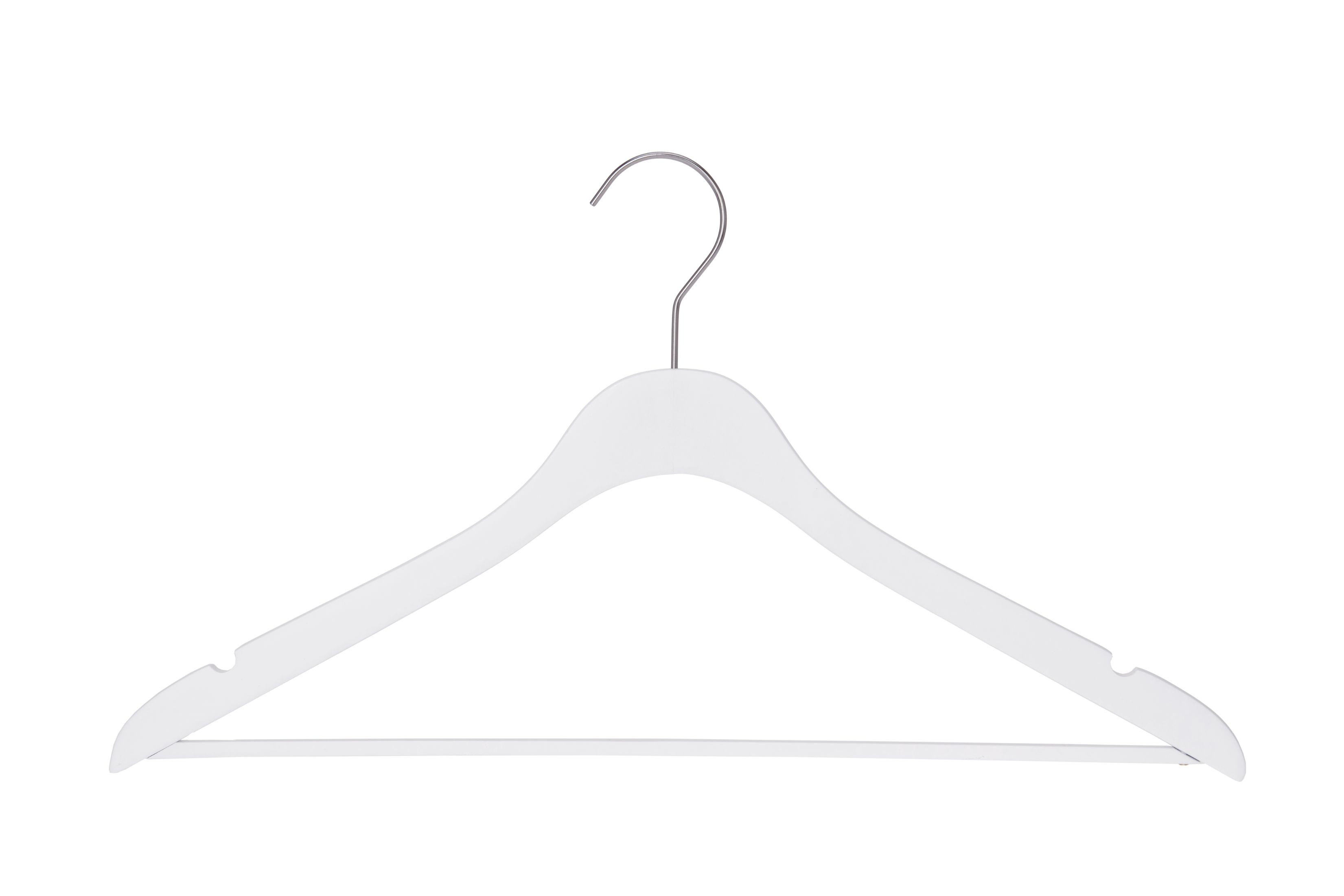 Quality Hangers Wood Non-Slip Standard Hanger | Wayfair